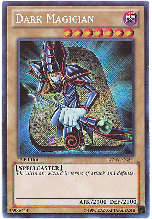Yu-Gi-Oh Card - LCYW-EN001 - DARK MAGICIAN (secret rare holo) (Mint ...