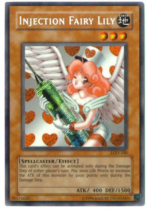 Yu-Gi-Oh Card - LOD-100 - INJECTION FAIRY LILY (secret rare holo) (Mint): Sell2BBNovelties.com ...