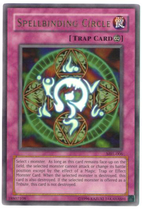 Yu-Gi-Oh Card - MRL-006 - SPELLBINDING CIRCLE (ultra rare holo) (Mint ...