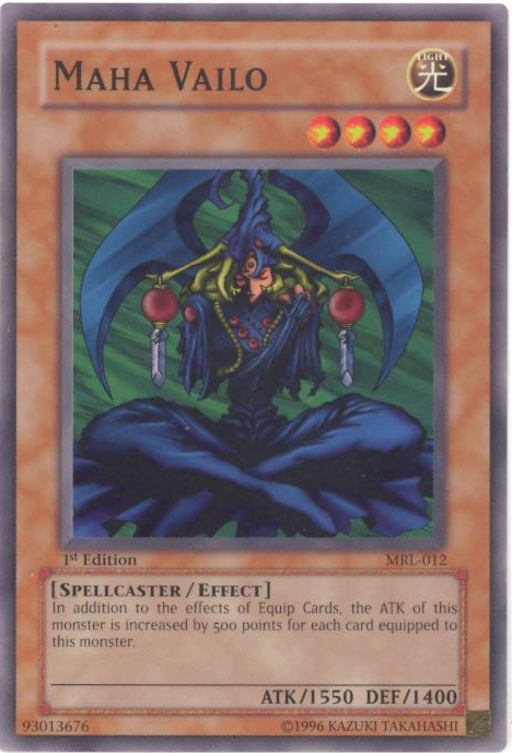 Yu-Gi-Oh Card - MRL-012 - MAHA VAILO (super rare holo) [1st Edition] (Mint): Sell2BBNovelties ...