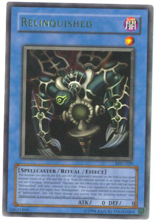 Yu-Gi-Oh Card - MRL-029 - RELINQUISHED (ultra rare holo) (Mint ...