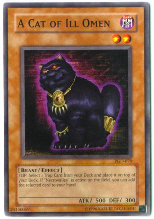 Yu-Gi-Oh Card - PGD-070 - A CAT OF ILL OMEN (common) (Mint ...