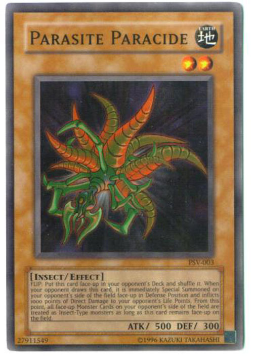 Yu-Gi-Oh Card - PSV-003 - PARASITE PARACIDE (super rare holo) (Mint ...