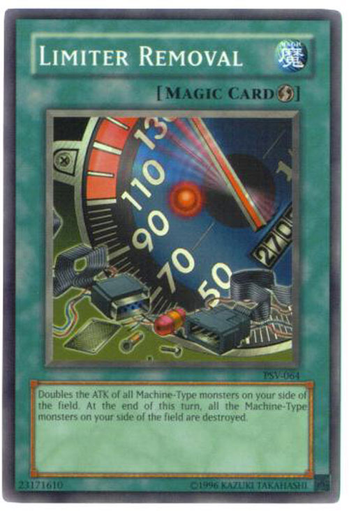 Yu-Gi-Oh Card - PSV-064 - LIMITER REMOVAL (super rare holo) (Mint ...
