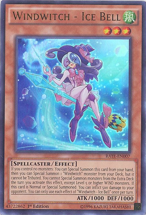 Yu-Gi-Oh Card - RATE-EN007 - WINDWITCH - ICE BELL (ultra rare holo) (Mint): Sell2BBNovelties.com ...