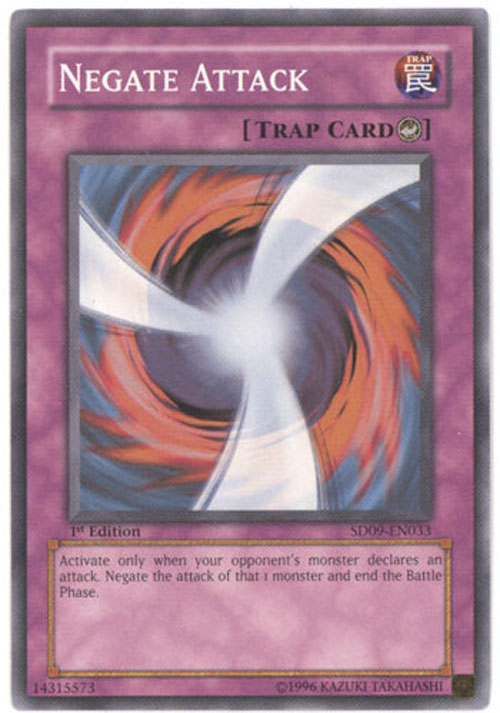 Yu-Gi-Oh Card - SD09-EN033 - NEGATE ATTACK (common) (Mint ...