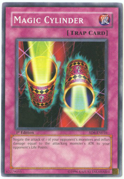 Yu-Gi-Oh Card - SD6-EN036 - MAGIC CYLINDER (common) (Mint ...