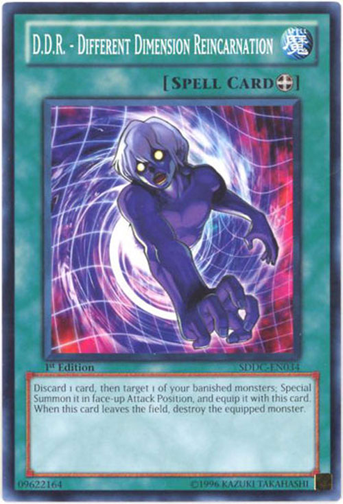 Yu-Gi-Oh Card - SDDC-EN034 - D.D.R. DIFFERENT DIMENSION REINCARNATION ...