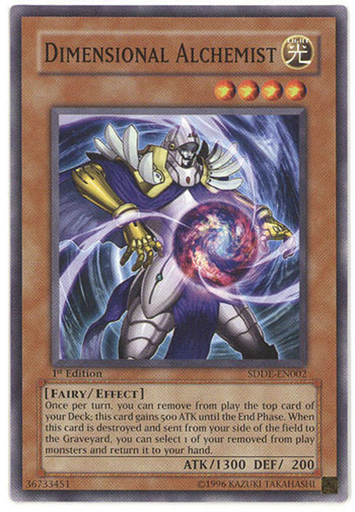 Yu-Gi-Oh Card - SDDE-EN002 - DIMENSIONAL ALCHEMIST (common) (Mint ...