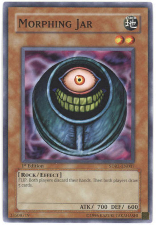 Yu-Gi-Oh Card - SDRL-EN007 - MORPHING JAR (common) (Mint ...