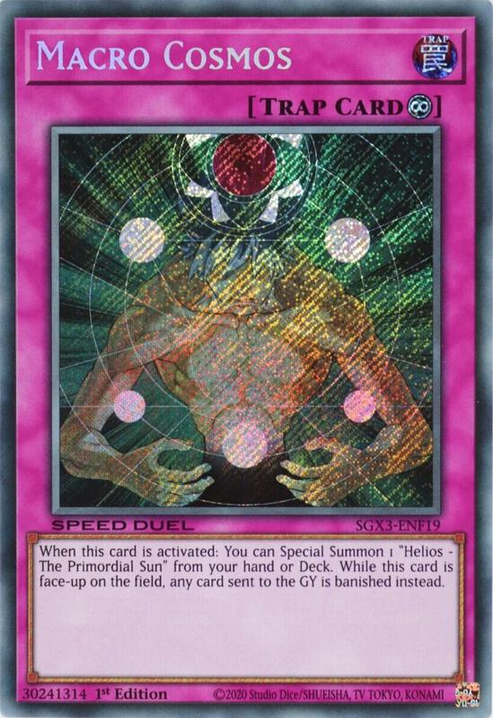 Yu-Gi-Oh Card - SGX3-ENF19 - MACRO COSMOS (secret rare holo) (Mint ...