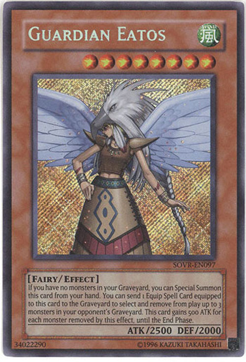 Yu-Gi-Oh Card - SOVR-EN097 - GUARDIAN EATOS (secret rare holo) (Mint ...