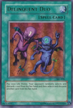 Yu-Gi-Oh Card - SRL-039 - DELINQUENT DUO (ultra rare holo) (Mint ...