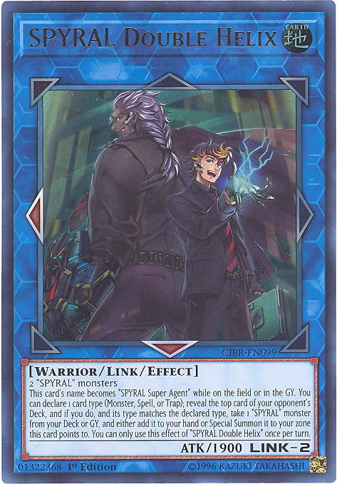 Yu-Gi-Oh Card - CIBR-EN099 - SPYRAL DOUBLE HELIX (ultra rare holo) (Mint): Sell2BBNovelties.com ...