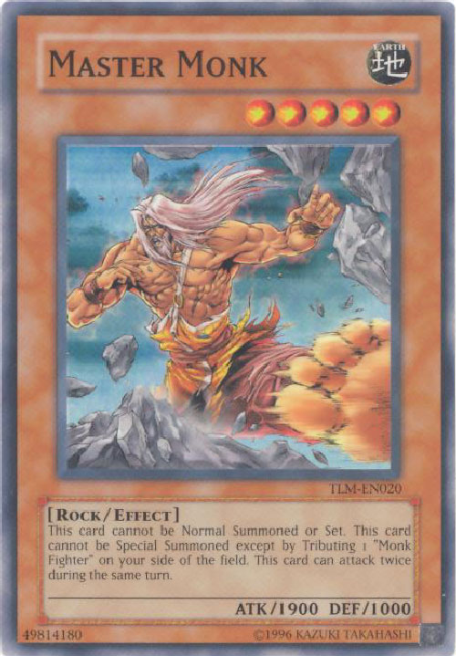 Yu-Gi-Oh Card - TLM-EN020 - MASTER MONK (super rare holo) (Mint ...