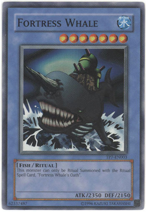 Yu-Gi-Oh Card - TP7-EN003 - FORTRESS WHALE (ultra rare holo) (Mint ...