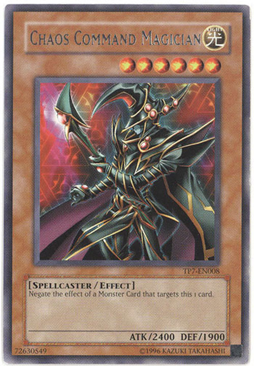 Yu-Gi-Oh Card - TP7-EN008 - CHAOS COMMAND MAGICIAN (rare) (Mint ...