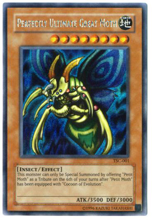 Yu-Gi-Oh Card - TSC-001 - PERFECTLY ULTIMATE GREAT MOTH (secret rare ...