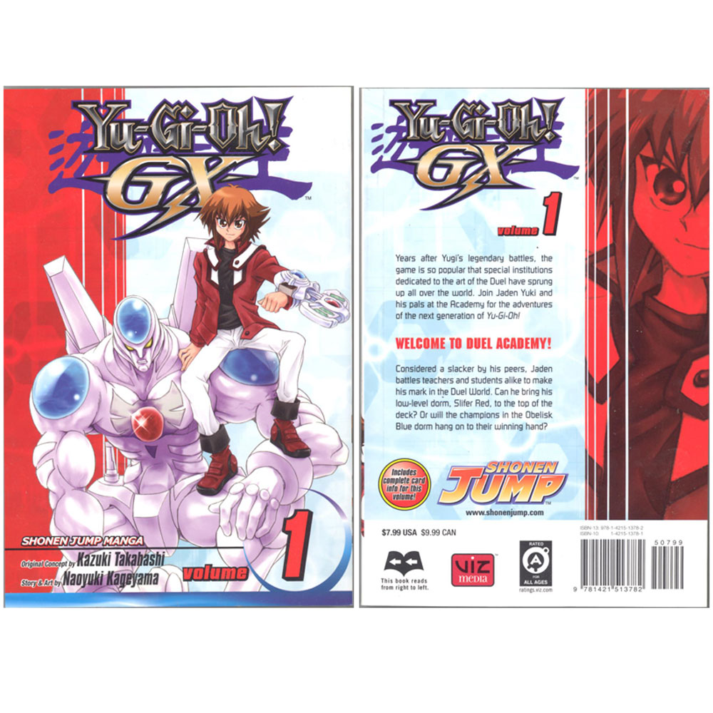 Yu-Gi-Oh Cards - Shonen JUMP Manga - GX VOLUME 1 (Paperback Graphic Novel) (Mint ...